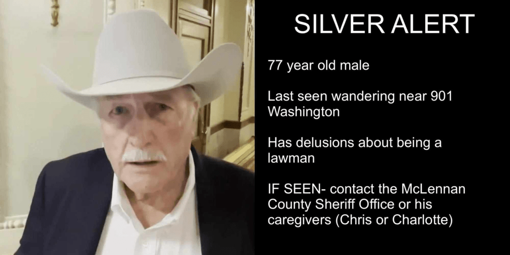 HARRY READER SENDS SILVER ALERT | Exposing small town corruption and ...