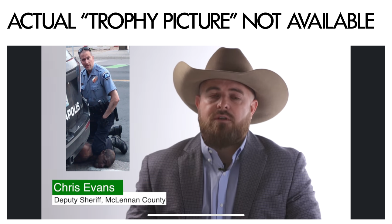 READER MOCK UP OF EVANS’ “TROPHY PICTURE” | Exposing small town ...